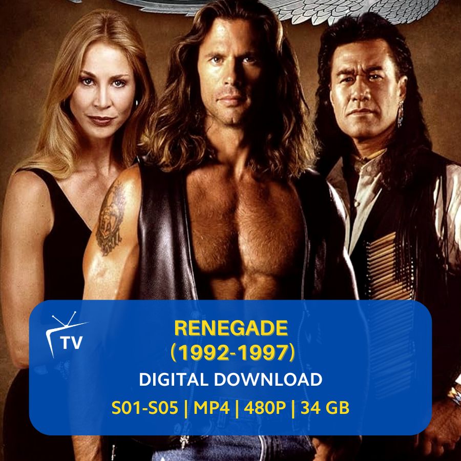 Renegade 1992 TV Series | Lorenzo Lamas | Digital Download | 90s Action ...