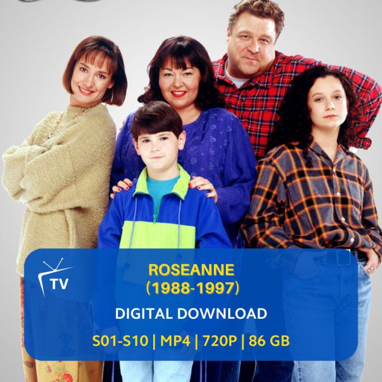 Roseanne 1988 TV Series | 90s Sitcom | Digital Download | Roseanne Barr | John Goodman | The ...