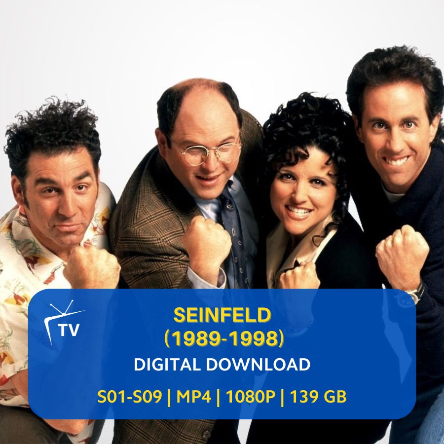 Seinfeld 1989 TV Series | 90s Sitcom | Digital Download | Jerry ...