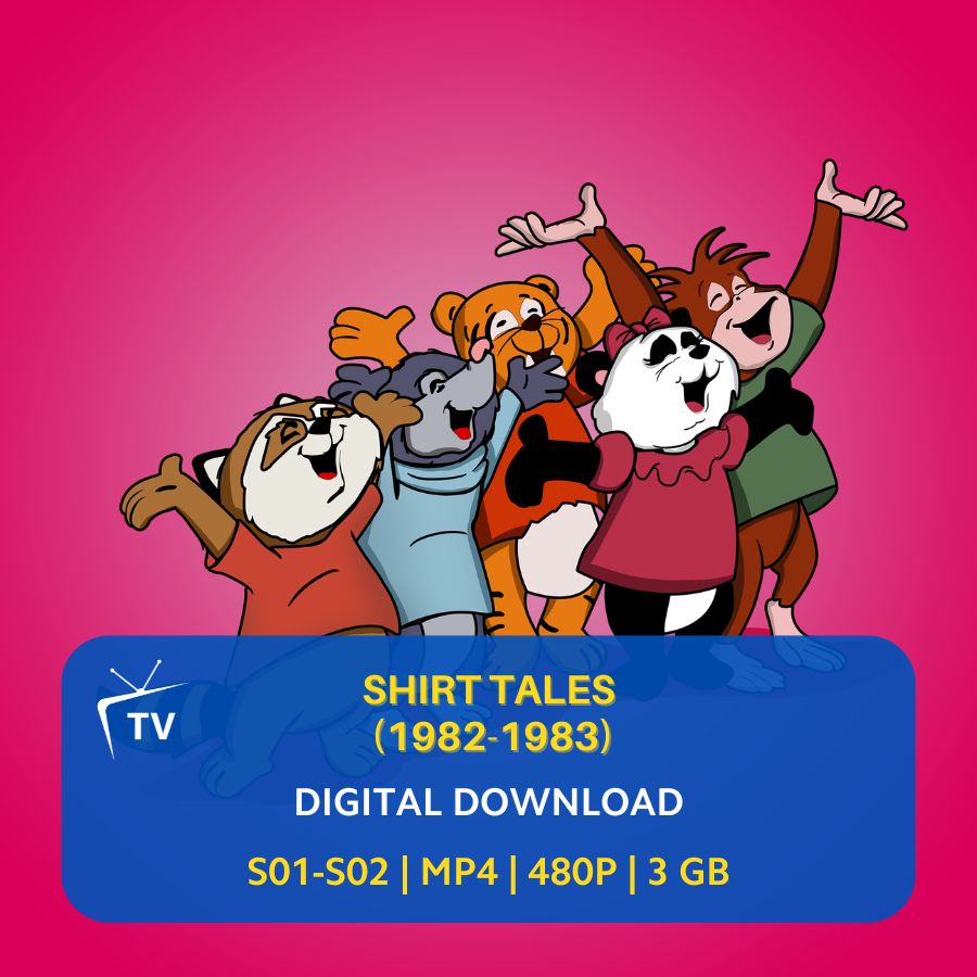 Shirt Tales 1982 TV Series | 80s Cartoon | Digital Download | Hanna ...