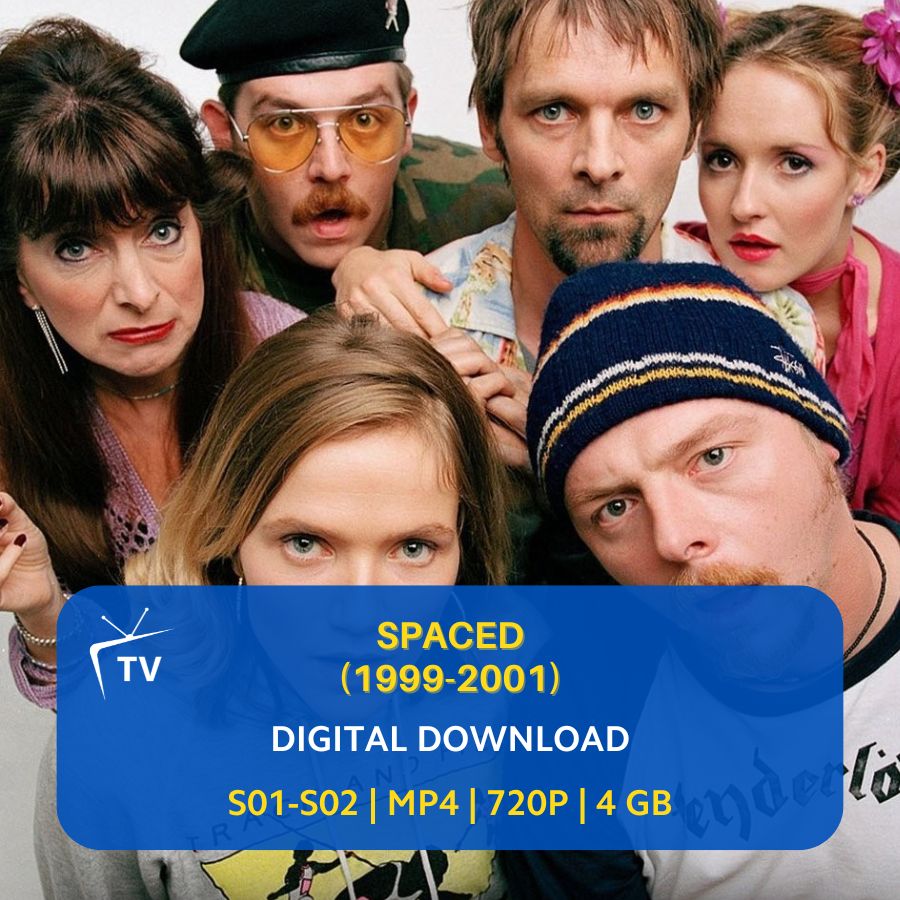 Spaced 1999 TV Series | Simon Pegg | Edgar Wright | Digital Download | 90s British Sitcom | Cult ...