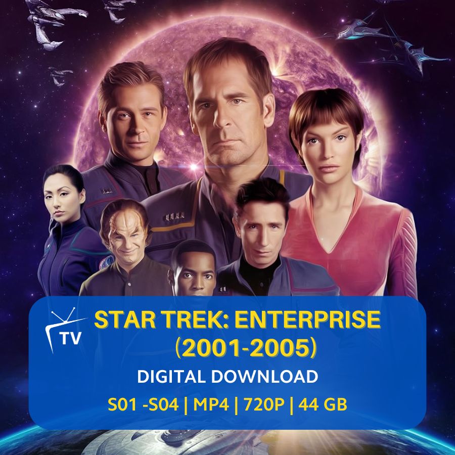 Star Trek Enterprise 2001 TV Series Digital Download | Captain Archer ...