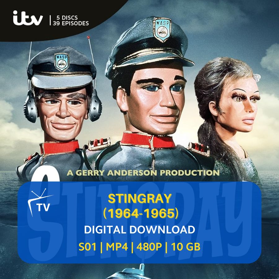 Stingray 1964 TV Series | Gerry Anderson | Digital Download | 60s Sci ...