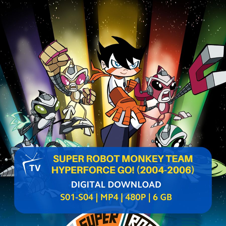 Super Robot Monkey Team Hyperforce Go 2004 Tv Series Digital Download