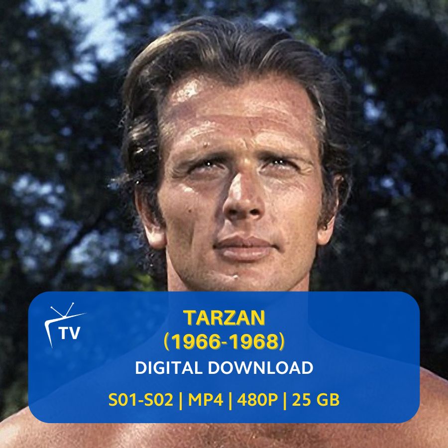 Tarzan 1966 TV Series | Ron Ely | Digital Download | 60s Jungle ...