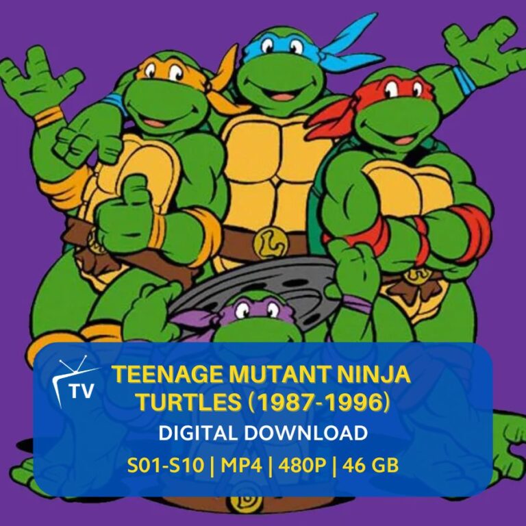 Teenage Mutant Ninja Turtles 1987 | TMNT | Digital Download | 80s ...