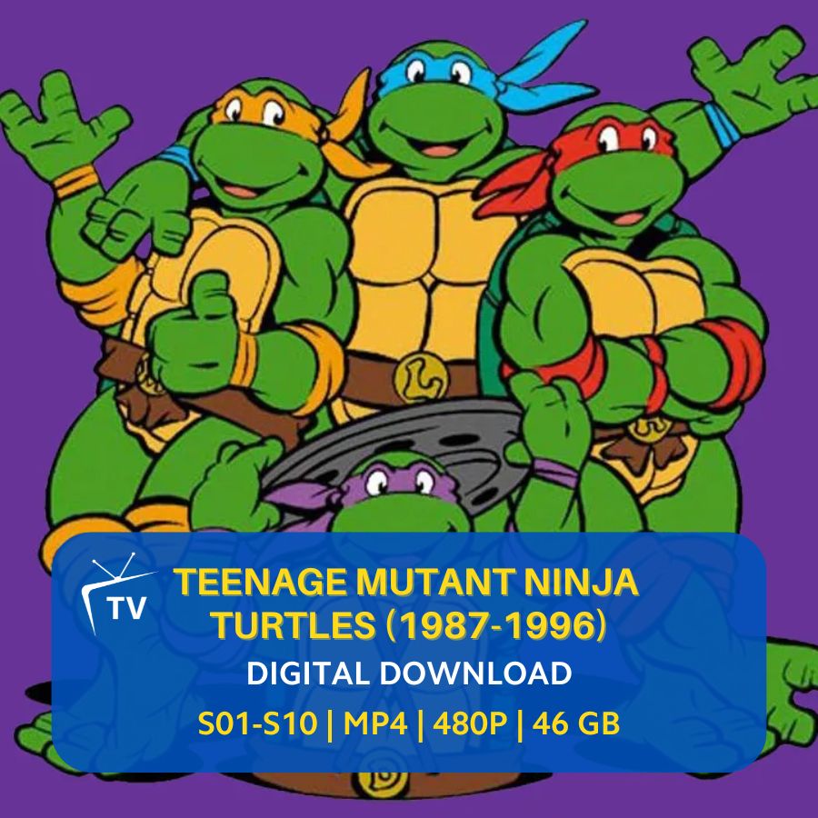 Teenage Mutant Ninja Turtles 1987 | TMNT | Digital Download | 80s ...