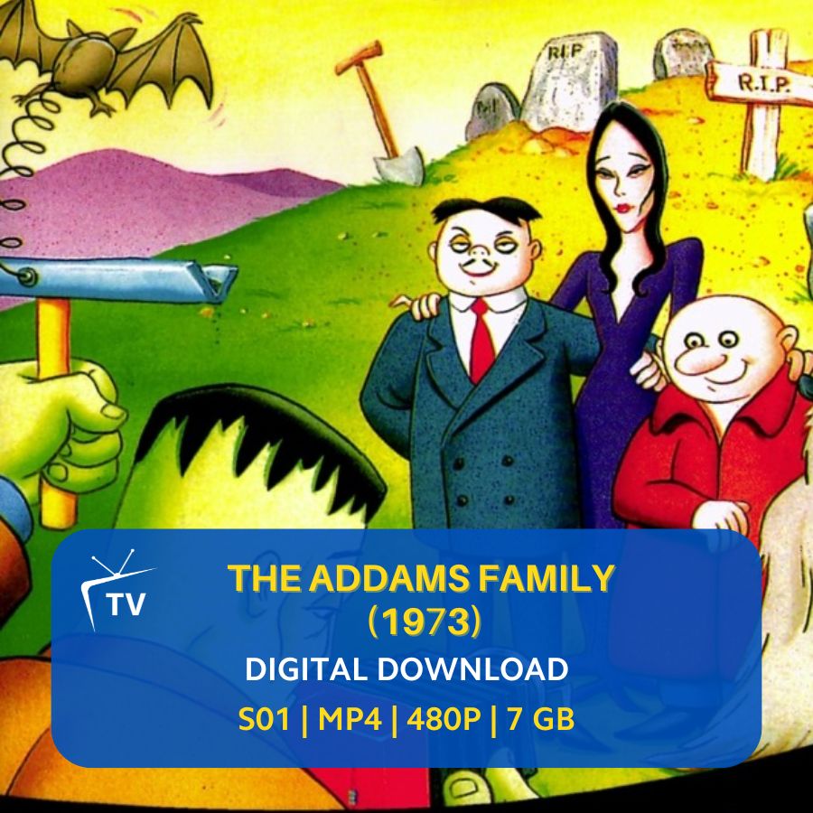 The Addams Family 1973 Cartoon | 70s Hanna-Barbera | Digital Download ...