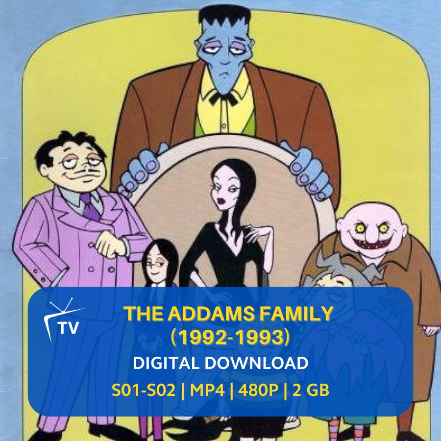 The Addams Family 1992 Cartoon | 90s Hanna-Barbera | Digital Download ...