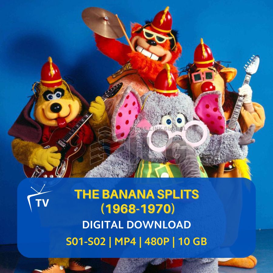The Banana Splits 1968 | 60s Hanna Barbera | Digital Download | Fleegle ...