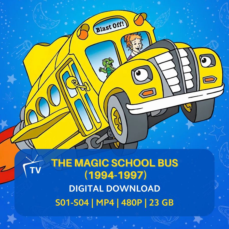 The Magic School Bus 1994 | 90s Educational Cartoon | Digital Download ...