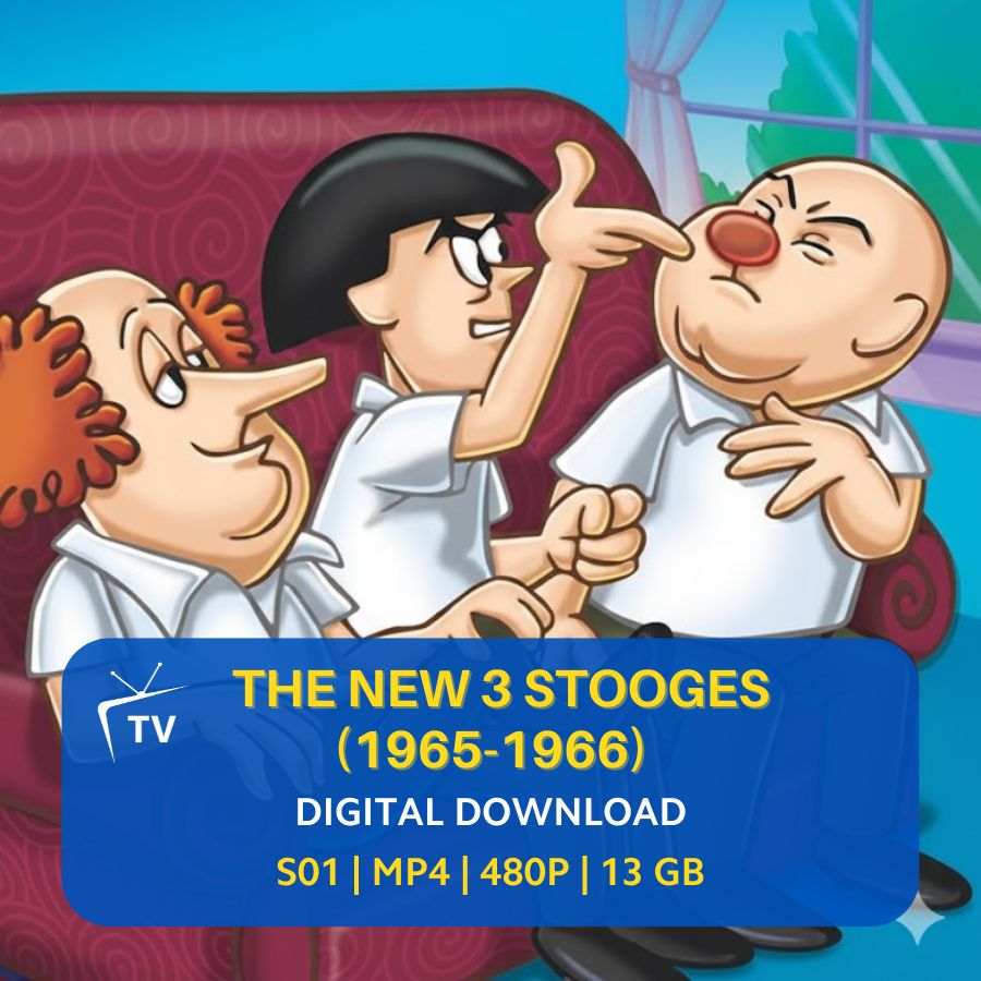 The New 3 Stooges 1965 Complete Series Digital Download | Classic Three ...