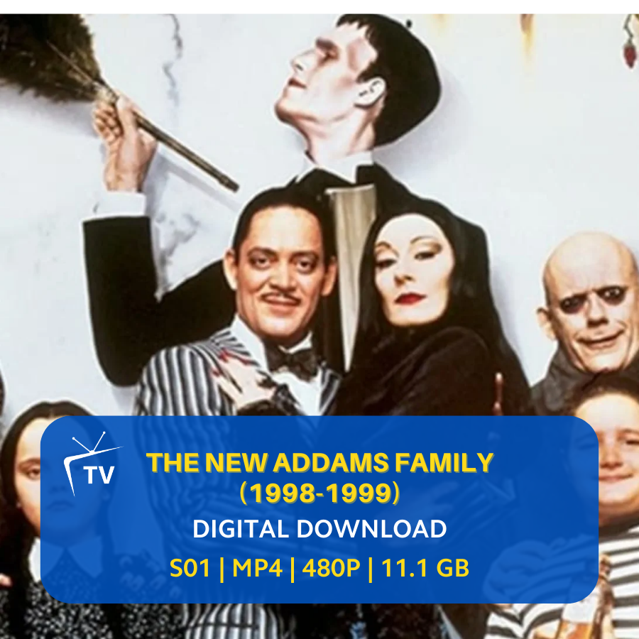 The New Addams Family 1998 | TV Series Download | Retro 90s Sitcom ...