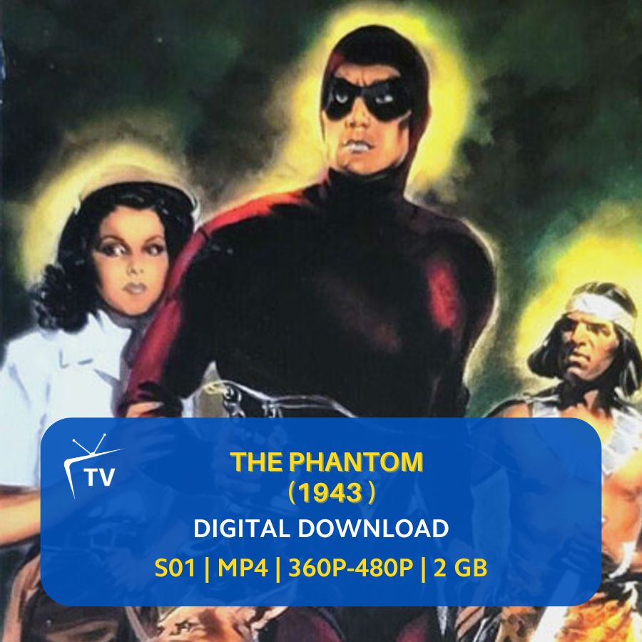 The Phantom 1943 Movie Serial | Tom Tyler | Digital Download | 40s ...