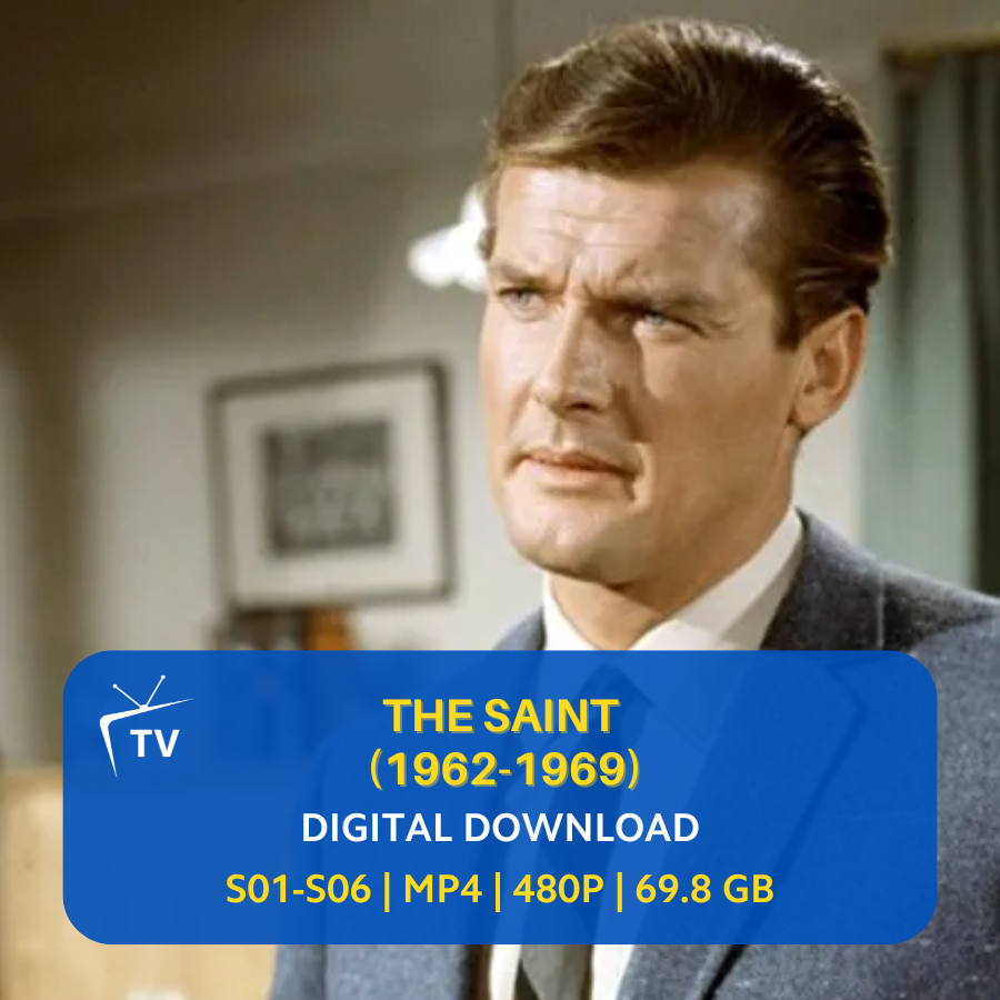 The Saint 1962 TV Series | Digital Download | Roger Moore Spy Show | Classic Retro TV | Vintage ...