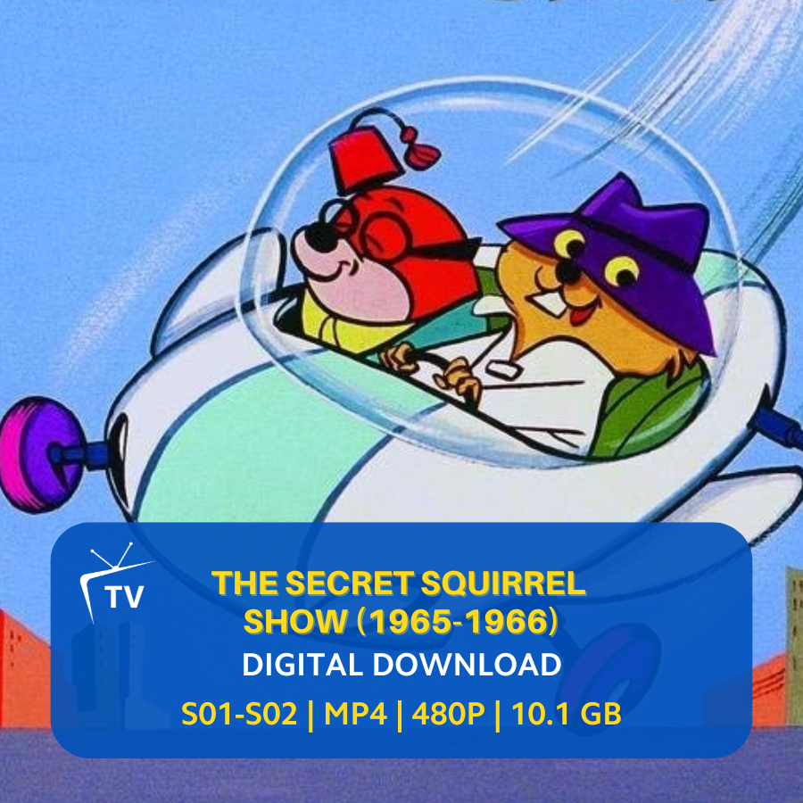 The Secret Squirrel Show 1965 | Cartoon TV | Digital Download | Classic ...