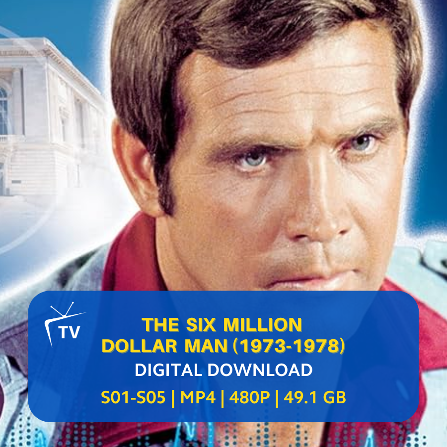 The Six Million Dollar Man 1973 | TV Series | Digital Download | Retro ...