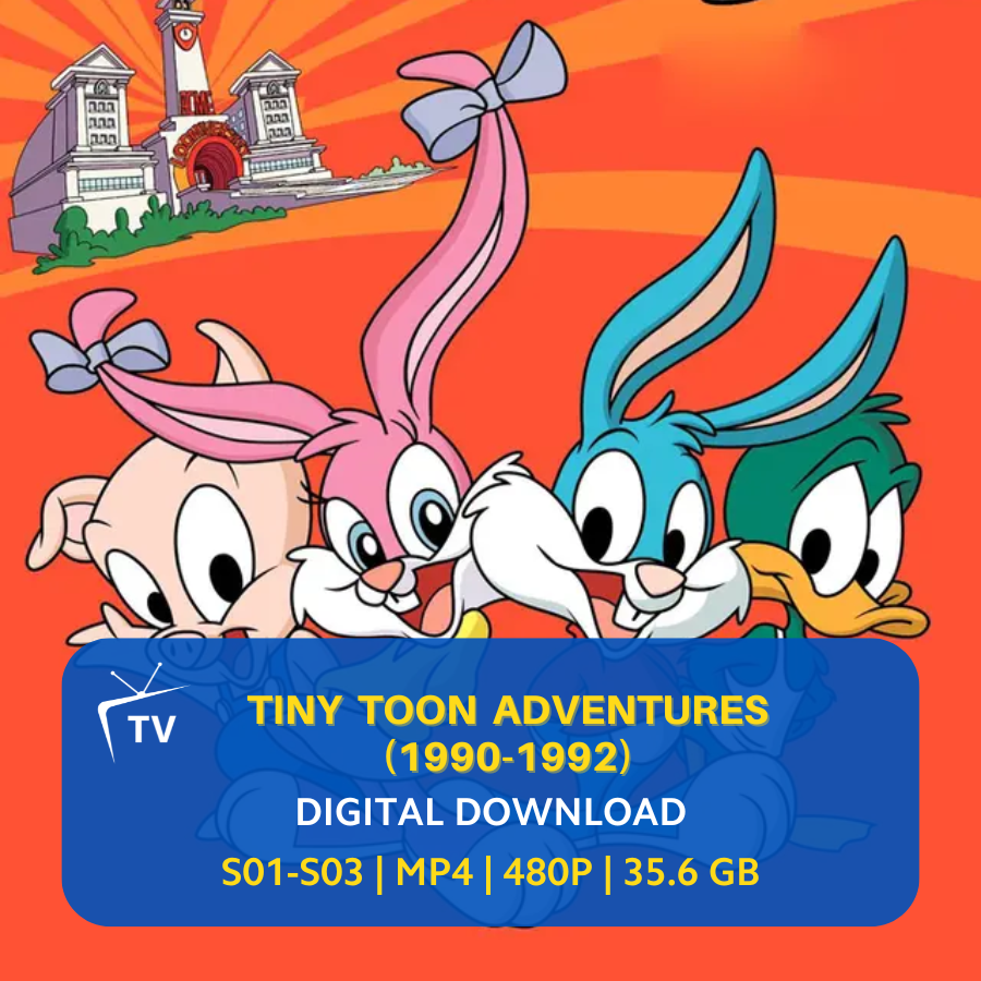 Tiny Toons Adventures 1990 Cartoon | Digital Download | Retro Animation ...