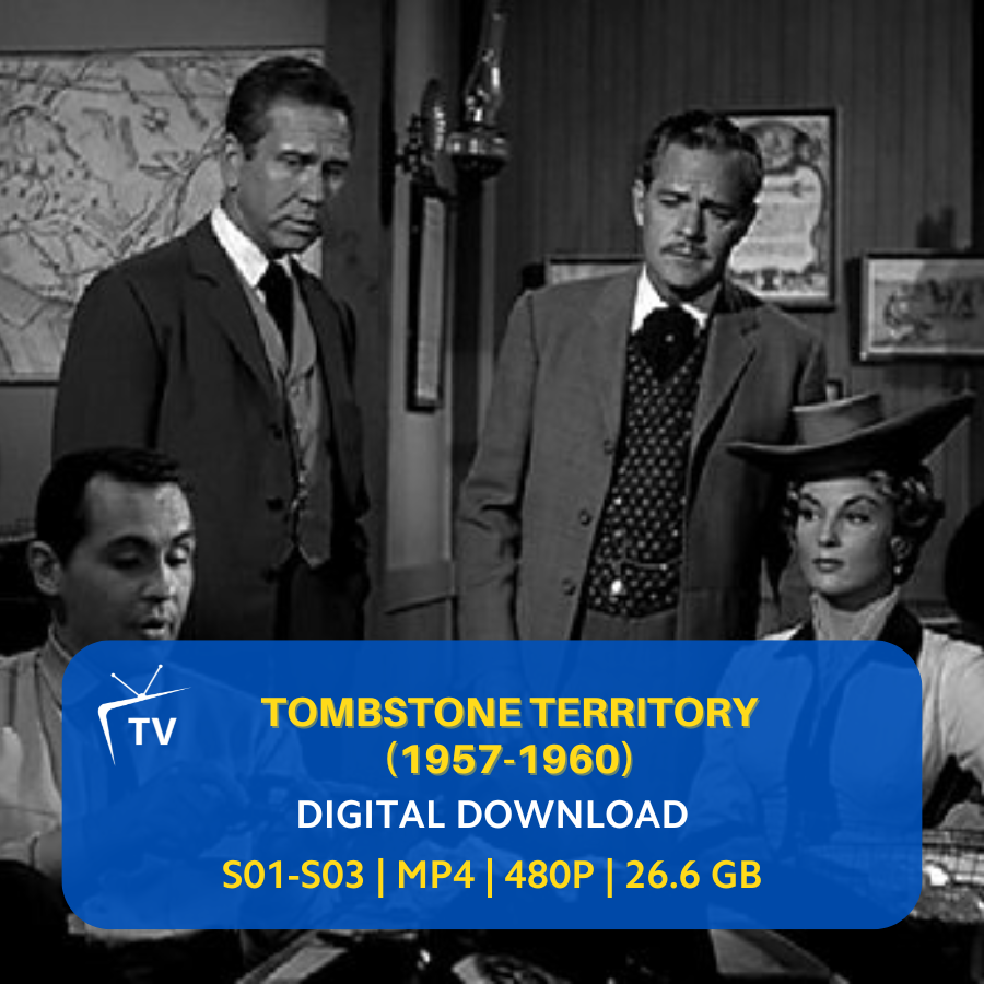 Tombstone Territory 1957 | Western TV | Digital Download | Classic Cowboy Series | Retro TV Show ...