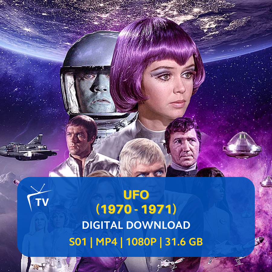 UFO 1970 TV Series | Digital Download | Gerry Anderson Sci-Fi | Retro British TV | Classic 70s ...