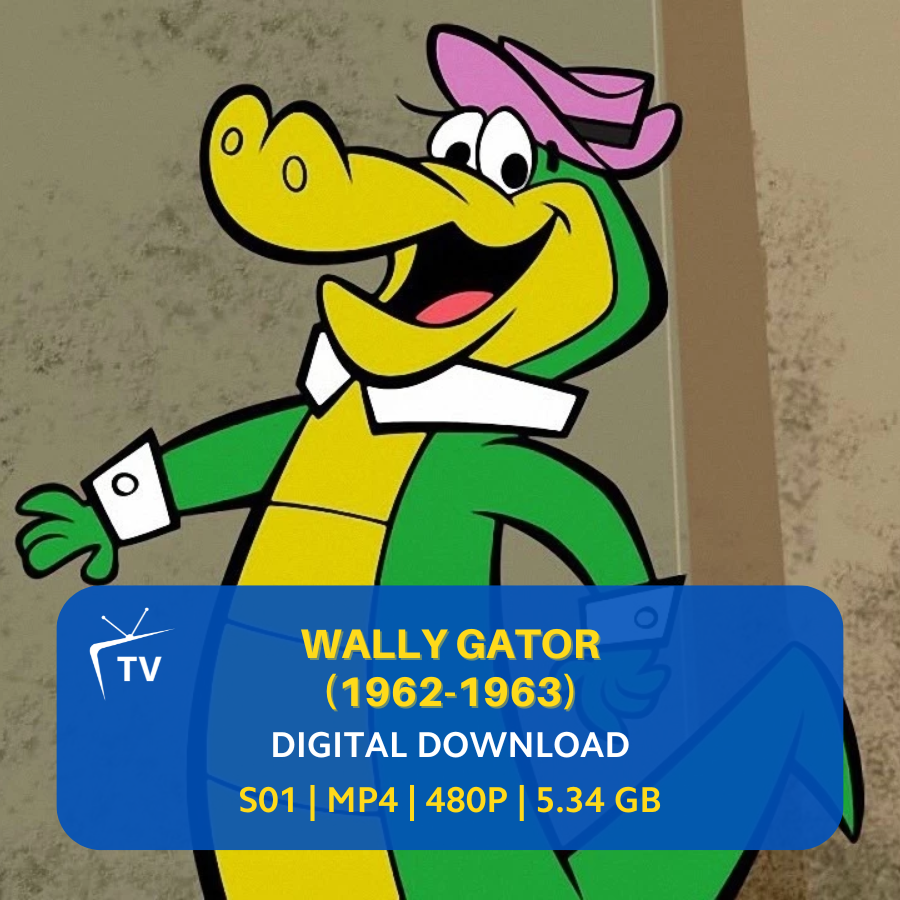 Wally Gator Cartoon 1962 | Hanna Barbera TV | Digital Download ...