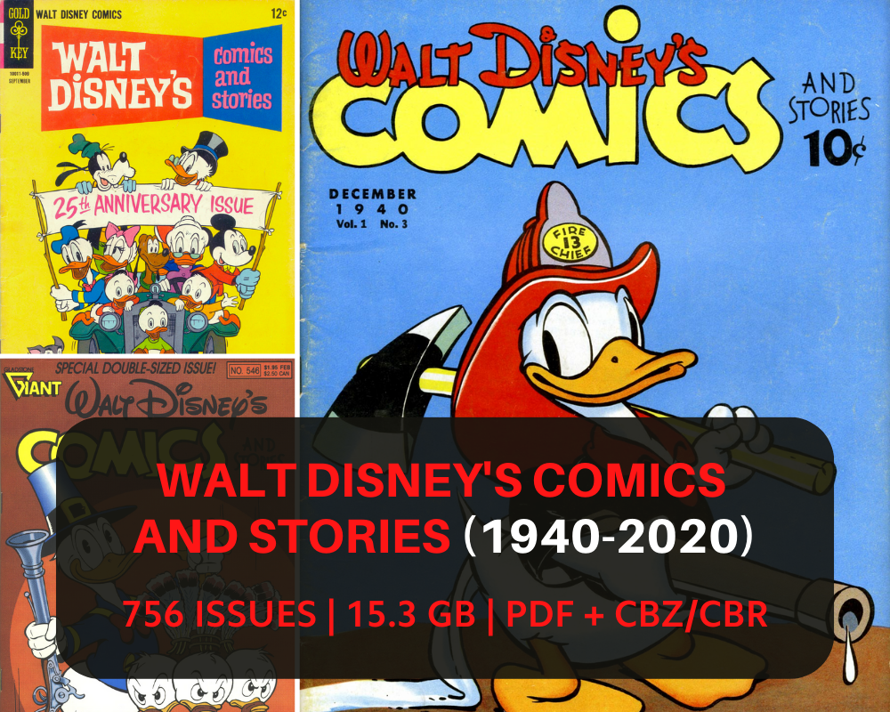 Walt Disney’s Comics and Stories Comic Books Collection – ArchiveMen.com