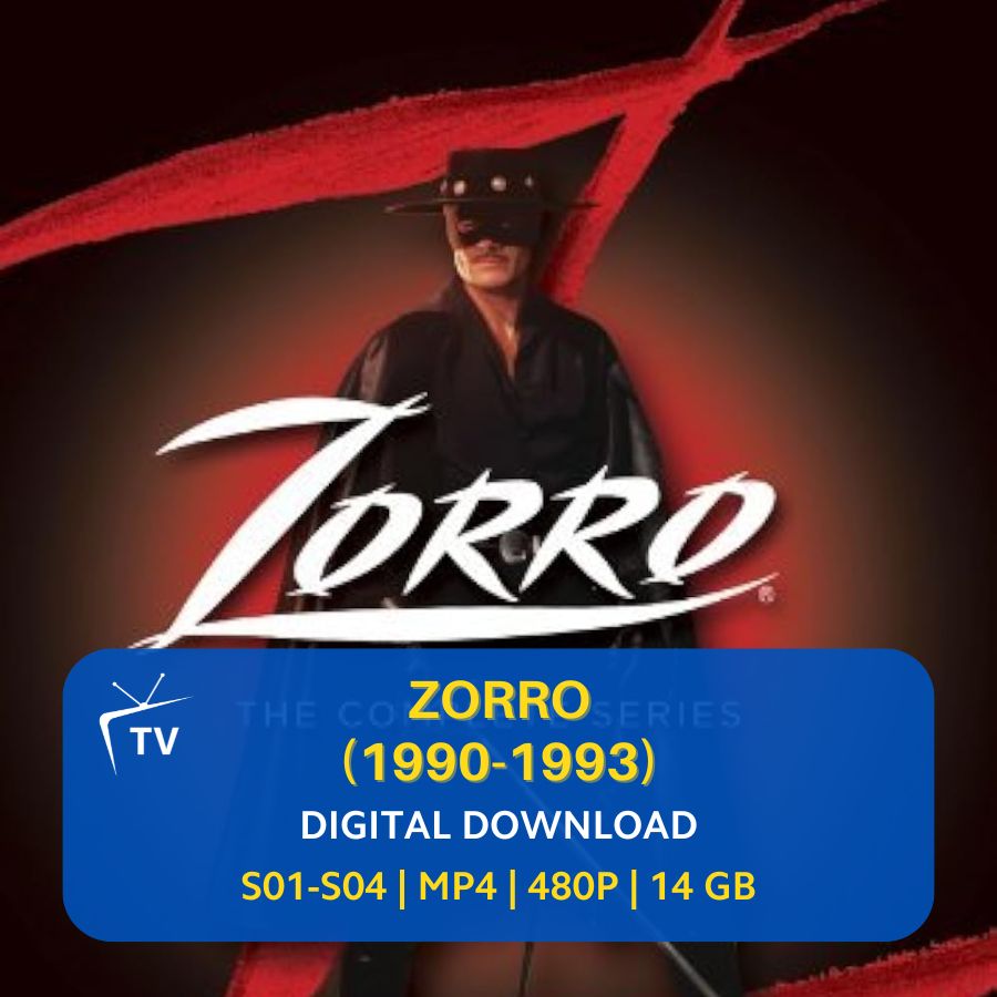 Zorro 1990 Complete Series Digital Download | 90s Swashbuckler ...